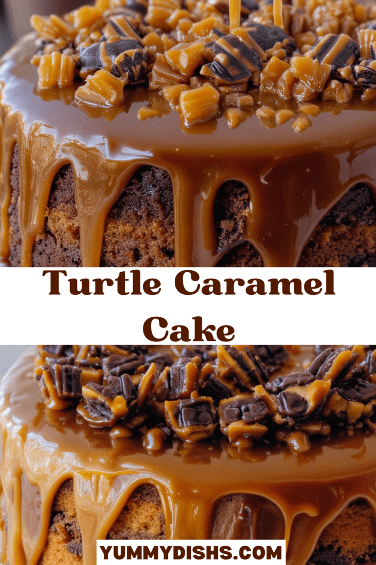 Turtle Caramel Cake Recipe