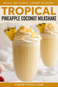 Pineapple Coconut Milkshakes